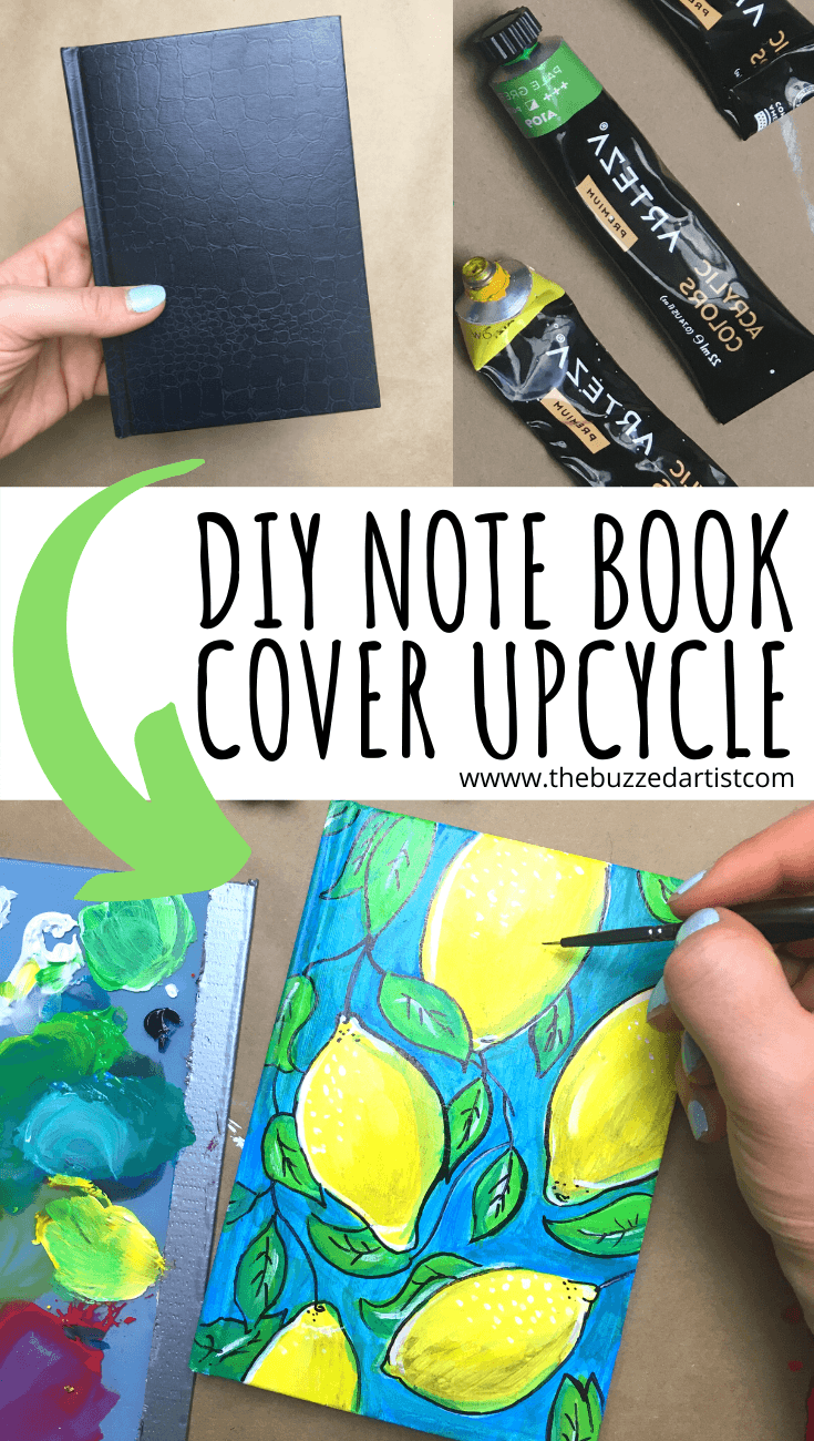Turn a Boring Note Book Cover into Art