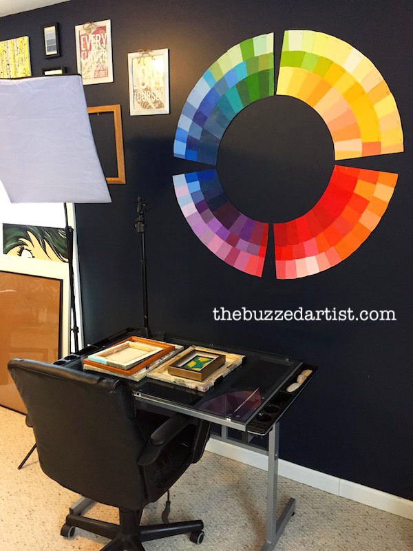 Color Wheel Paint Art